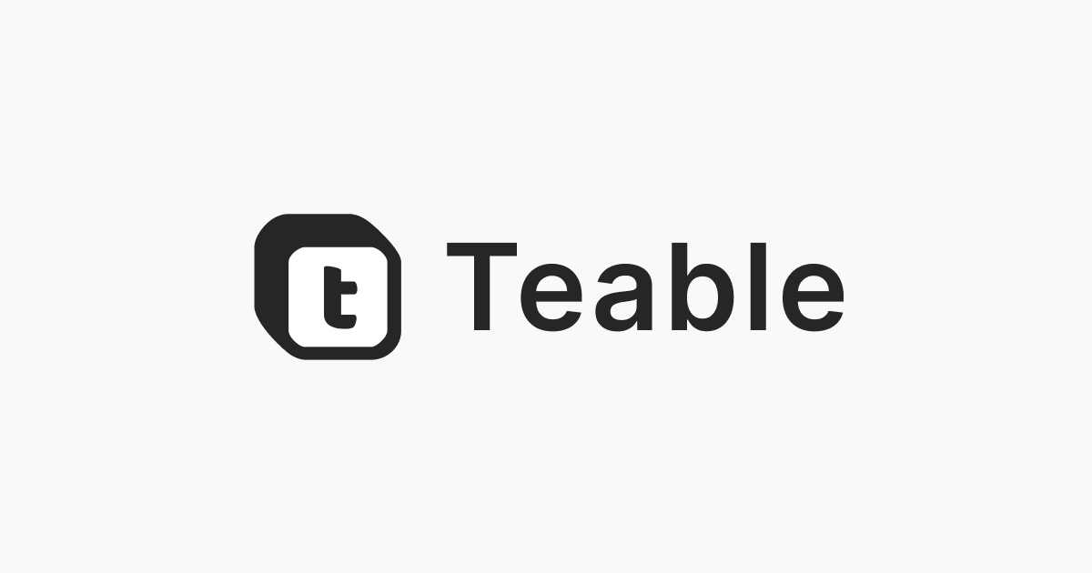 Teable – The AI Database Agent